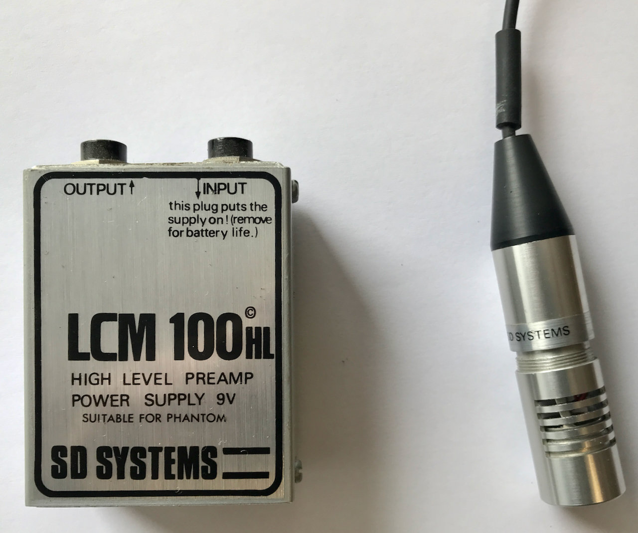 SD Systems LCM 100 Mic mit Preamp - bassboutik
